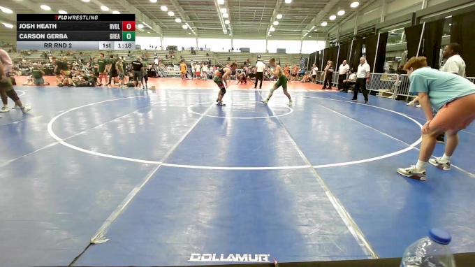 160 lbs Rr Rnd 2 - Josh Heath, Revival Black vs Carson Gerba, Great ...