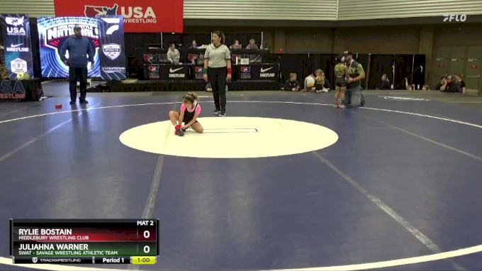 50 lbs Round 1 - Juliahna Warner, SWAT - Savage Wrestling Athletic Team vs Rylie Bostain ...