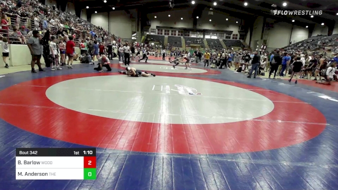 85 lbs Consi Of 8 #2 - Benjamin Barlow, Woodland Wrestling vs Matt ...