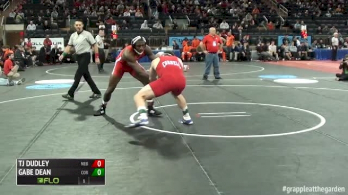 184lbs Match Gabe Dean (Cornell) vs. TJ Dudley (Nebraska)