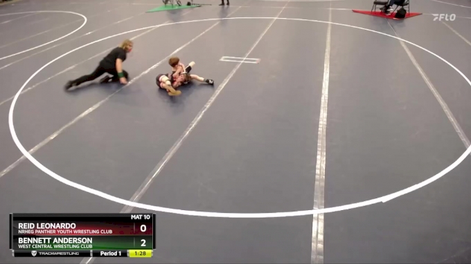 Cons. Semi - Bennett Anderson, West Central Wrestling Club vs Reid ...