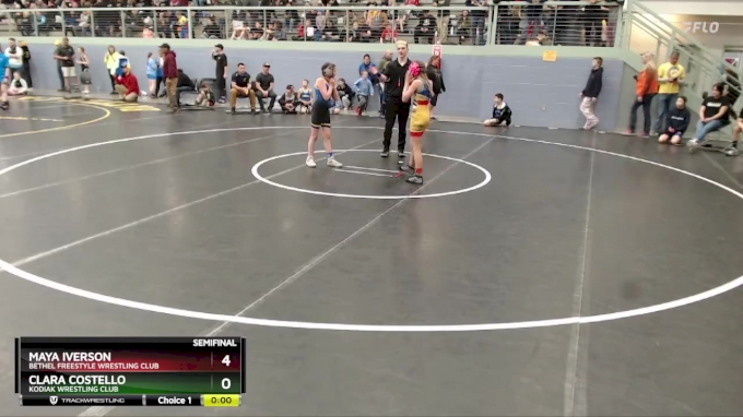 81 lbs Semifinal - Maya Iverson, Bethel Freestyle Wrestling Club vs ...