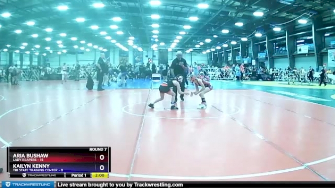 70 lbs Rd# 8 -10:15am Saturday - Aria Bushaw, Lady Reapers vs Kailyn ...