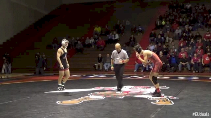 133lbs Match Tony Recco (Edinboro) vs. Andy Schut (Bloomsburg)