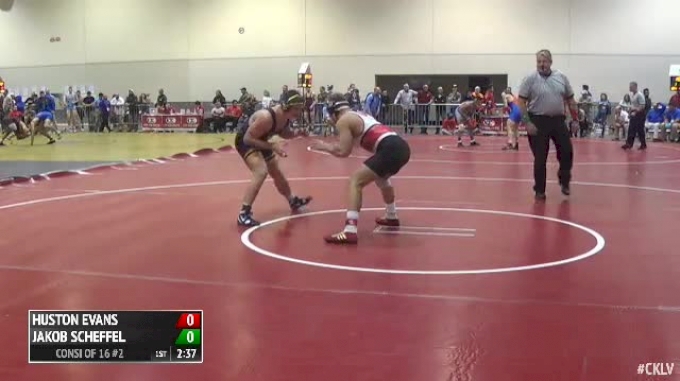 184 Consi of 16 #2 Jakob Scheffel (West Virginia) vs. Huston Evans ...