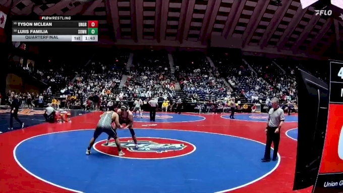 4A-215 lbs Quarterfinal - Luiis Familia, Southeast Whitfield vs Tyson ...
