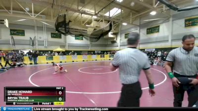 90 lbs Champ. Round 1 - Drake Howard, SBL Warriors vs Brysn Traub ...