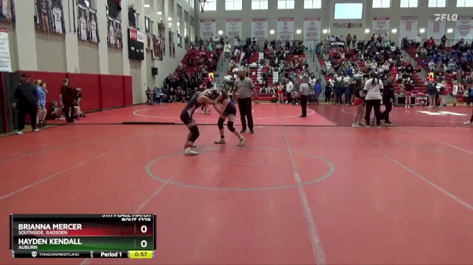 138 lbs 5th Place Match - Brianna Mercer, Southside, Gadsden vs Hayden ...
