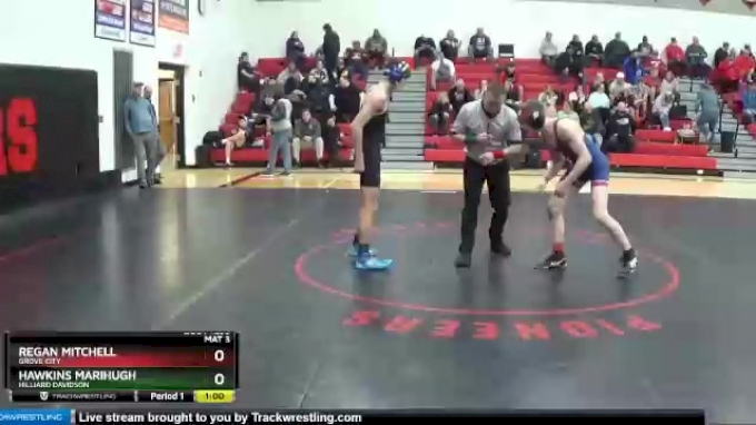 126 lbs Cons. Semi - Hawkins Marihugh, Hilliard Davidson vs Regan ...