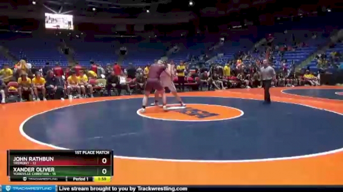 220 lbs Finals (8 Team) - John Rathbun, Tremont vs Xander Oliver ...
