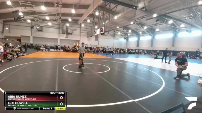 58 lbs Round 1 - Lexi Howell, Texas Elite Wrestling Club vs Aria Nunez ...