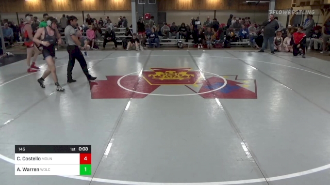 145 lbs Round Of 16 - Connor Costello, Mountain Top vs Austin Warren ...