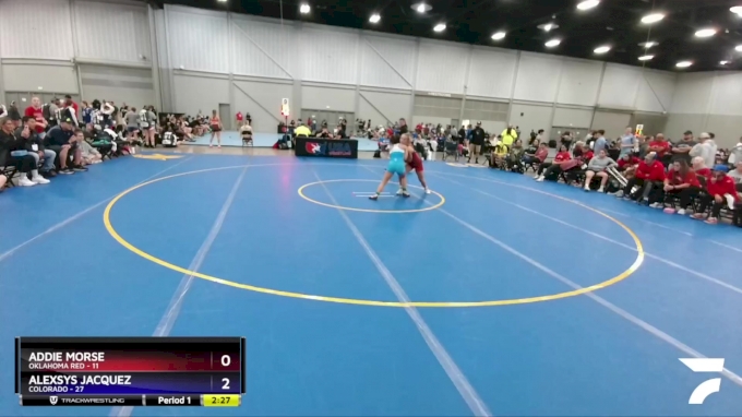 106 lbs Round 3 (8 Team) - Addie Morse, Oklahoma Red vs Alexsys Jacquez ...