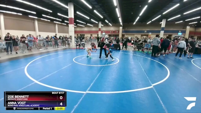 56 lbs Cons. Semi - Aiden Chinchilla, Rise Wrestling vs Kataleya ...
