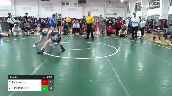 120 lbs Round 3 - Owen Anderson, Whitmore Lake vs Gavin Hanrahan, Team ...