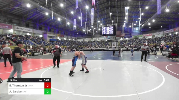 120 lbs Consi Of 4 - Eric Thornton Jr, Duran Elite vs Aiden Garcia ...