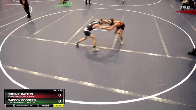 83 lbs Cons. Round 2 - Dominic Batton, Summit Wrestling Academy vs ...
