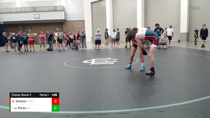 109 lbs Champ. Round 3 - Josiah Perez, Relentless/Marian Central vs ...