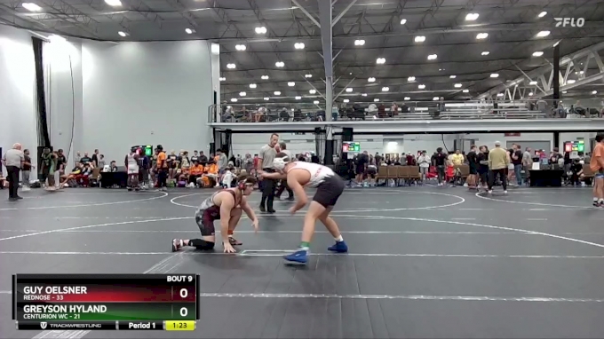 190 lbs Round 3 (8 Team) - Greyson Hyland, Centurion WC vs GUY OELSNER ...