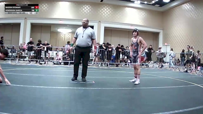 138 lbs Round Of 64 - Mason Stewart, Lancer WC vs Kenerson Garcia, Paw