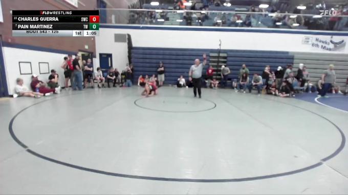 125 lbs Quarterfinal - Pain Martinez, TW Wrestling vs Charles Guerra ...