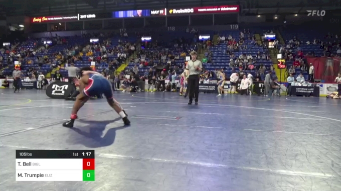 105 lbs Consy 5 - Tyhieme Bell, Biglerville vs Michael Trumpie ...