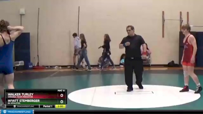 138 lbs Champ. Round 2 - Walker Turley, Virginia Team Predator vs Wyatt ...