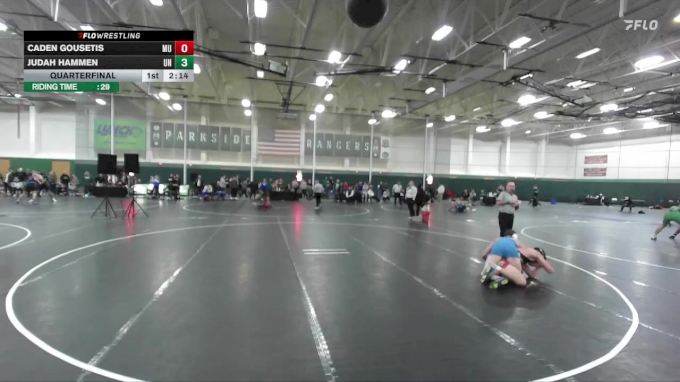 184 lbs Quarterfinal - Caden Gousetis, Maryville vs Judah Hammen ...
