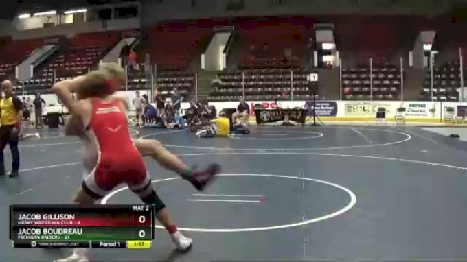 145 lbs Round 4 (6 Team) - Jacob Boudreau, Michigan Raiders vs Jacob ...