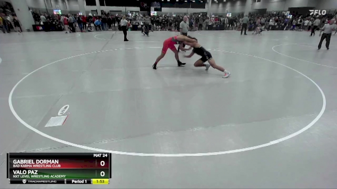 144 lbs Champ. Round 3 - Gabriel Dorman, Bad Karma Wrestling Club vs ...