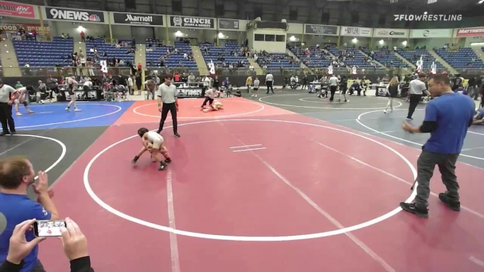 43 lbs 2nd Place - Matthew Salas, U-Town Hammers vs Owen Davis, Powerhouse