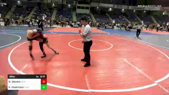 98 lbs Consi Of 4 - Noah Weyers, Slvwc vs Kaden Haakinson, Thorn Trained