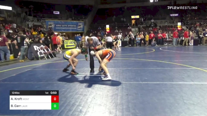 124 lbs Consy 2 - Aj Kroft, Montgomery vs Braxton Carr, Laurel