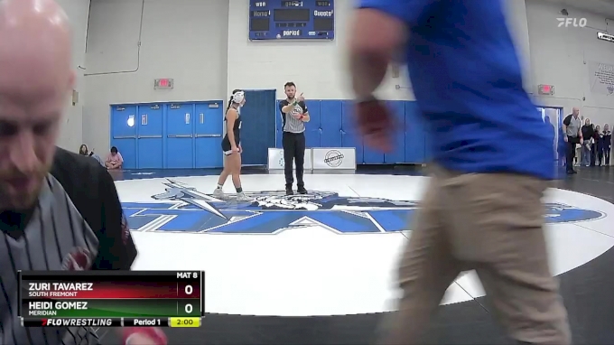 120 lbs Champ. Round 2 - Heidi Gomez, Meridian vs Zuri Tavarez, South ...