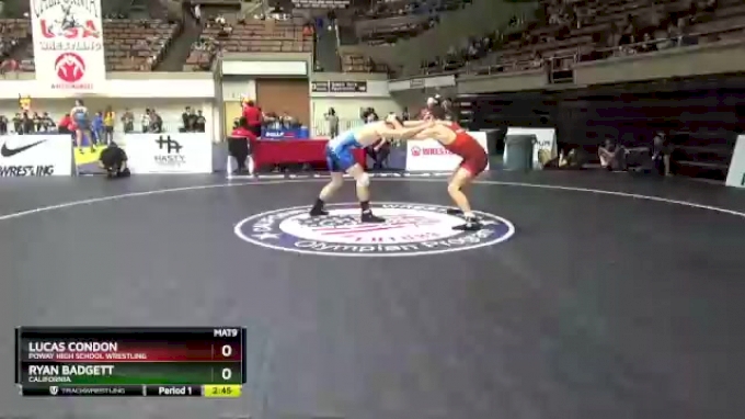 170 lbs Semifinal - Lucas Condon, Poway High School Wrestling vs Ryan ...