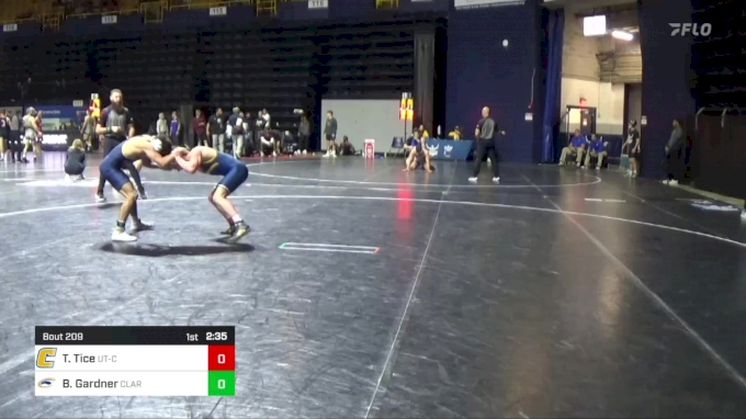 125 lbs Consi Of 16 #2 - Ty Tice, Chattanooga vs Bobby Gardner, Clarion