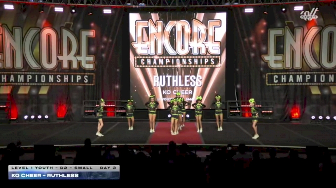 KO Cheer - Ruthless [2025 L1 Youth - D2 - Small Day 3] 2025 Encore ...