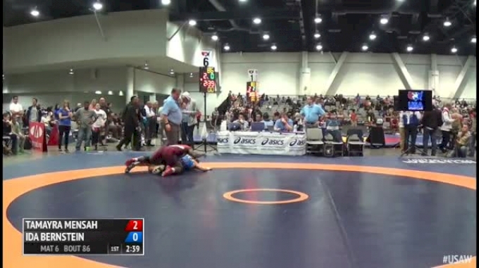 69 Round of 16 - Tamayra Mensah, Titan Mercury Wrestling Club vs Ida ...