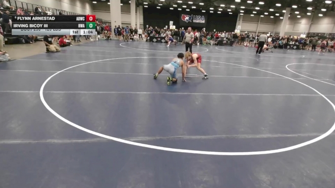 120 lbs Quarters - Irving Bicoy III, Hawaii Wrestling Academy vs Flynn ...