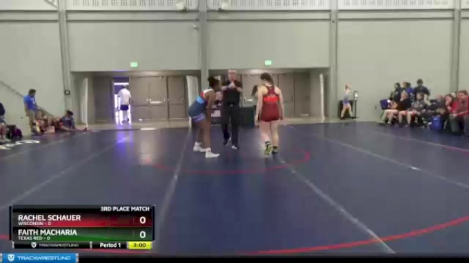 164 lbs Placement Matches (8 Team) - Rachel Schauer, Wisconsin vs Faith ...