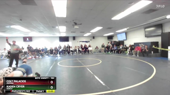 190 lbs Cons. Round 5 - Colt Palacios, Mayfair vs Kaden Cryer, Norco