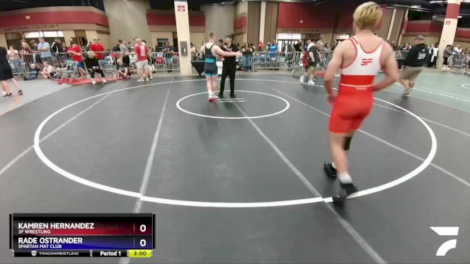 182 lbs Champ. Round 1 - Kamren Hernandez, 3F Wrestling vs Rade ...