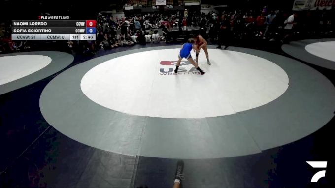 135 lbs Naomi Loredo, CVWA - Central Valley Wrestling Association vs ...