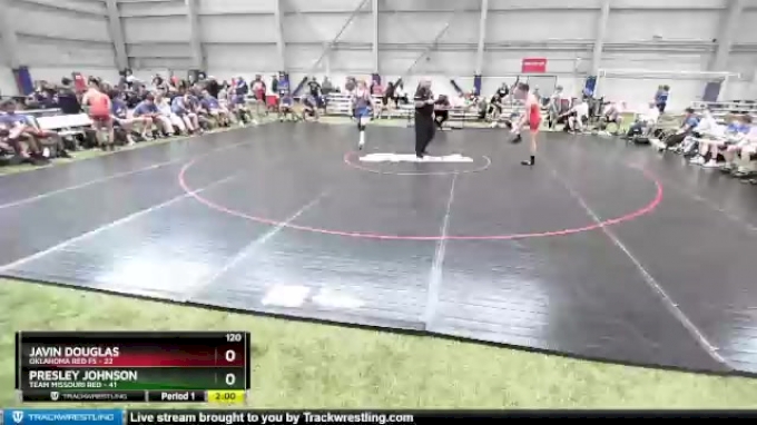 120 lbs Quarters & 1st Wb (16 Team) - Javin Douglas, Oklahoma Red FS vs ...
