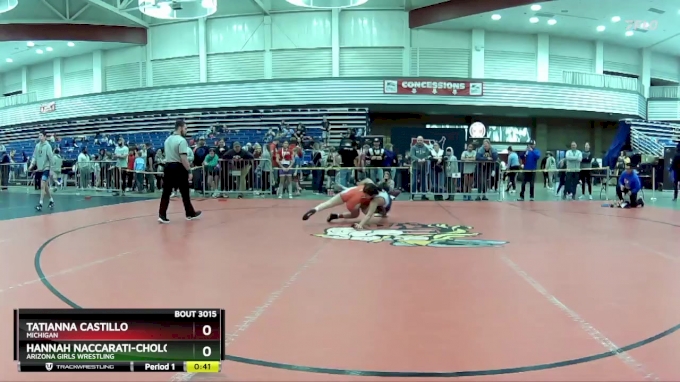 108 lbs Champ. Round 1 - Tatianna Castillo, Michigan vs Hannah ...