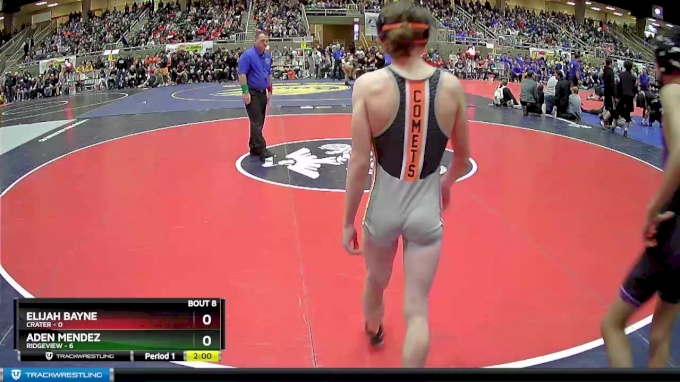 115 lbs Semis & 1st Wrestleback (8 Team) - Elijah Bayne, Crater vs Aden ...