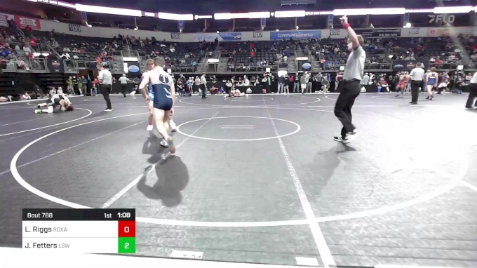 138 lbs Consolation - Logan Riggs, Roxana Wrestling Club vs Jaxton ...