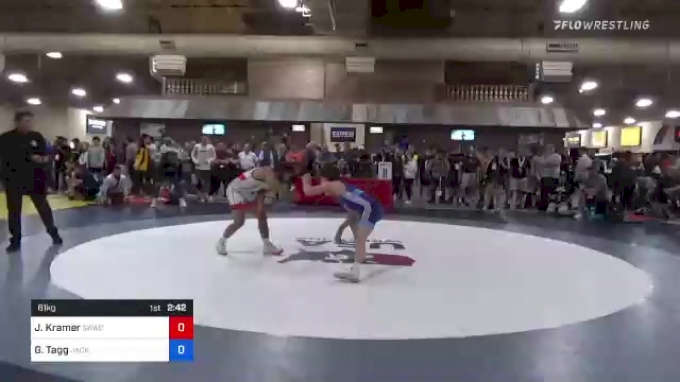61 kg Consi Of 16 #2 - Josh Kramer, Sunkist Kids Wrestling Club vs ...