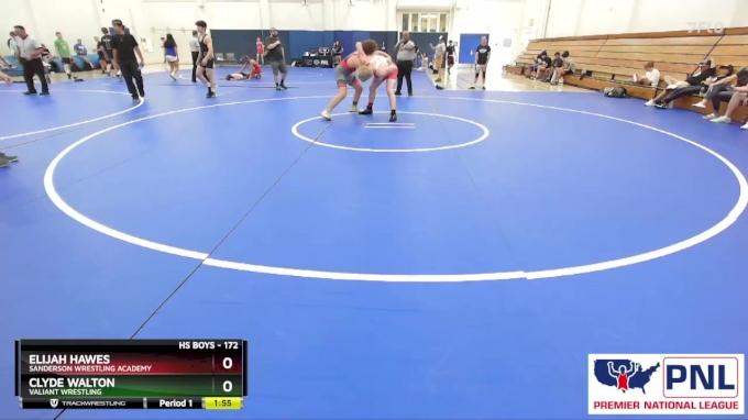 172 lbs Round 3 - Clyde Walton, Valiant Wrestling vs Elijah Hawes ...