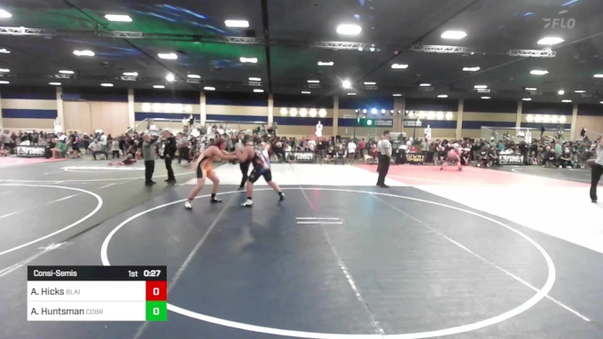 190 lbs Consolation - Avery Hicks, Blaine Barracuda WC vs Austin ...